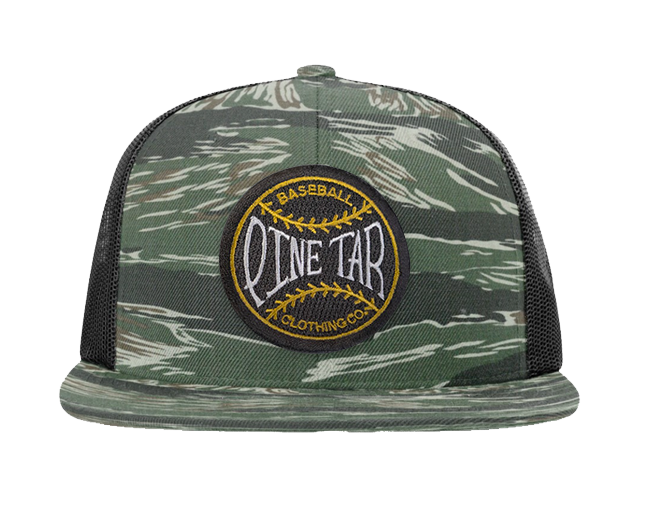 Emblem Snapback Hat | Tiger Camo | Pine Tar Clothing
